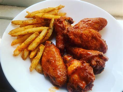 Hot Wings With Fries At Barbara Keeter Blog