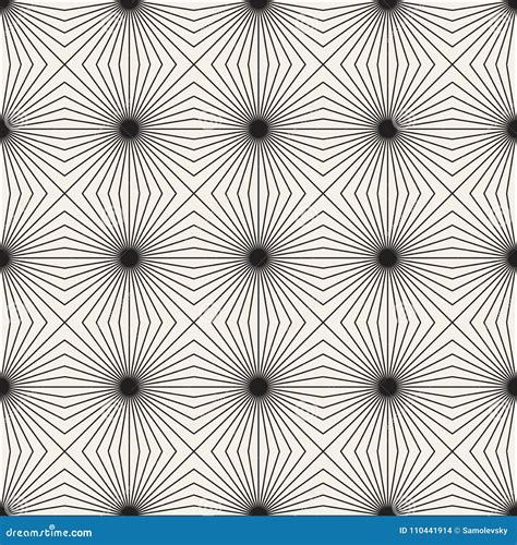 Vector Seamless Lattice Pattern Modern Stylish Texture With Monochrome