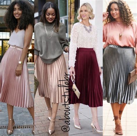42 Stylish Pleated Skirt Outfits In 2024 Every Woman Should Try 7