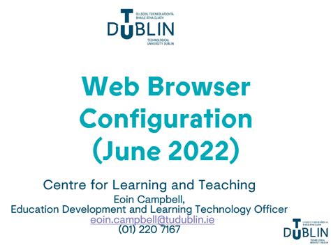 Slides For Configuring Pinned Tabs In A Browser