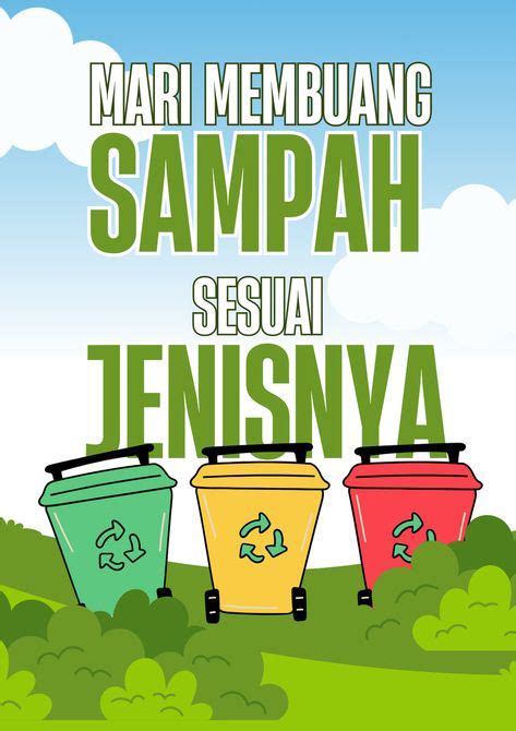 Contoh Poster Membuang Sampah