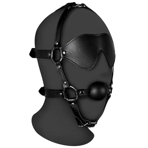 Ouch Xtreme Blindfolded Harness With Solid Ball Gag Premium Sex Toys