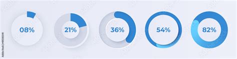 Loading Indicator Progress Bar Percentage Meter Ui User Interface