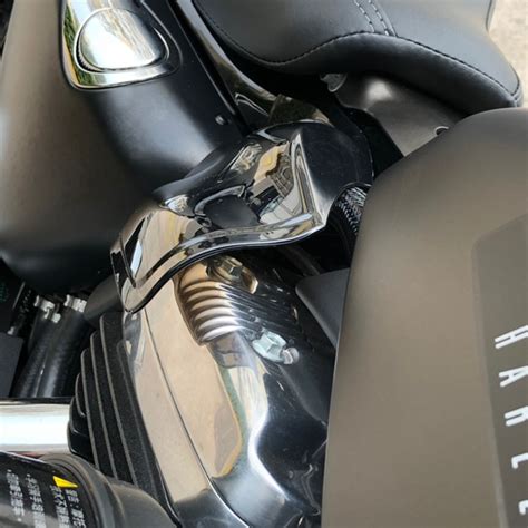 Motorcycle Reflective Saddle Shields Air Heat Deflector For Harley