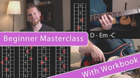 Learn To Play Bass Beginner Masterclass With Workbook Jacob Lamb