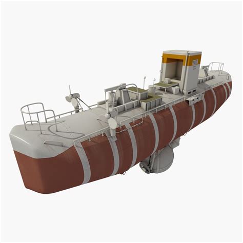 Bathyscaphe Trieste 3d Model 99 Max Fbx Obj Free3d