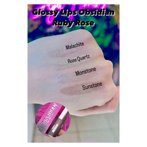 Glossy Lips Obsidian Ruby Rose Em 6x Sem Juros Com Entrega Super Rápida Atendimento Incrível