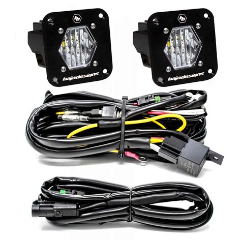 Baja Designs® S1 Black Flush Mount Led Light Pod Reverse Kit