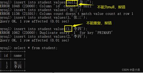【mysql】一文带你了解数据库约束数据库 约束 Csdn博客