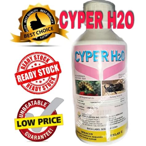 Farmcochem Cyper H2o 1litre Racun Serangga Insecticide Cyper H2o~ Ready