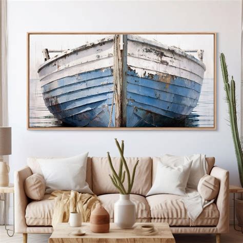 Wooden Row Boat Etsy