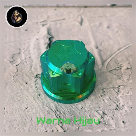 Jual Mur M10 14 Mm Titanium Gr5 Original Tutup New Model Hijau