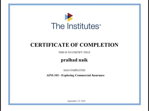 pralhad naik on linkedin happy to announce that i have completed ains 103 exploring commercial…