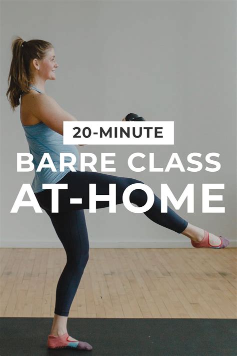 20 Minute Barre Class At Home Video Nourish Move Love Home Workout Videos Barre Workout