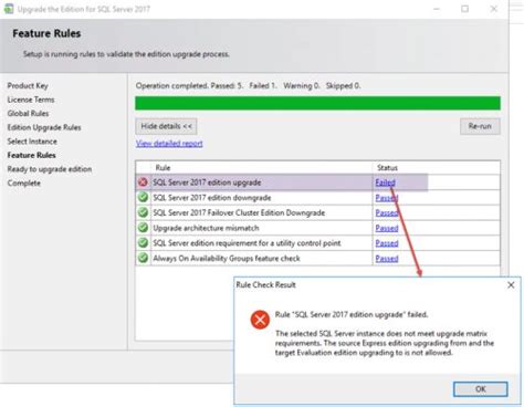 Sql Server Upgrade Blocked The Specified Edition Upgrade Is Not Supported Sql Authority