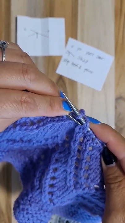 Knitting For Beginner Yo Sk2p Youtube