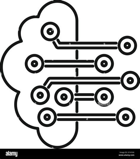 Electronic Circuit Board Forming The Shape Of A Cloud Representing Cloud Computing And Data