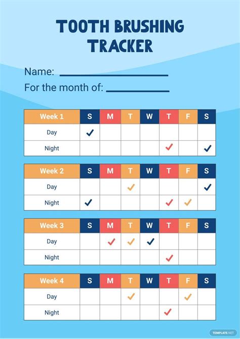 Free Tooth Chart Templates Editable And Printable