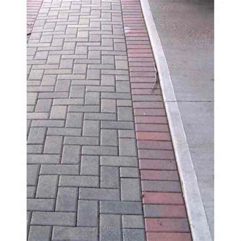 Rectangular Concrete Paver Block Thickness 60 Mm At ₹ 10piece In