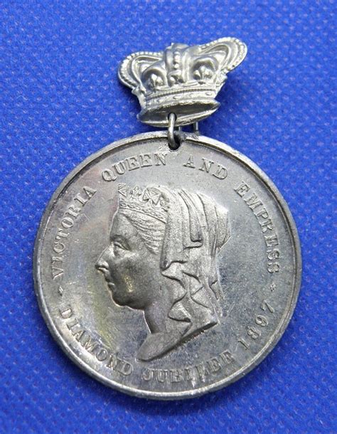 1897 Historical Medal Queen Victoria Diamond Jubilee Medal And Etsy