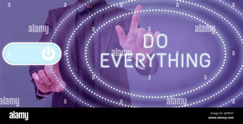 Text Caption Presenting Do Everything Internet Concept Jack Of All Trades Self Esteem Ego Pride