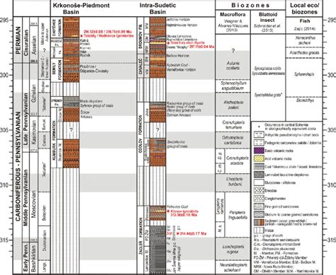 Chronostratigraphical Position Of The Lithostratigraphical Units And