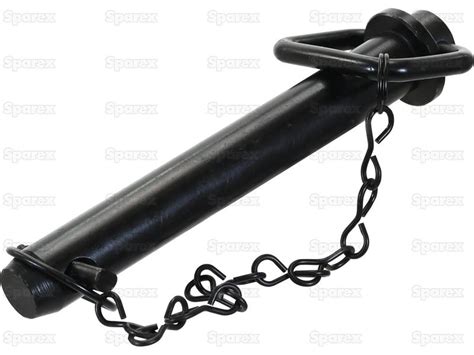Hitch Pin With Chain And Linch Pin 286x183mm Heavy Duty