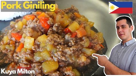 Pork Giniling Recipe (No Tomato Sauce) | Filipino Picadillo - YouTube