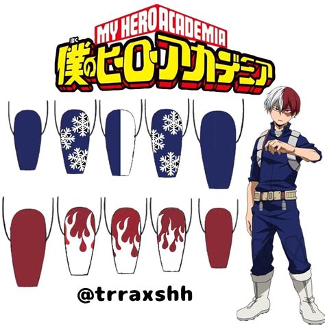 Todoroki Anime Nails Anime Inspired Outfits My Hero Academia