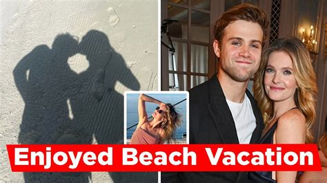 Meghann Fahy Spends Romantic Beach Vacation With Boyfriend Leo Woodall