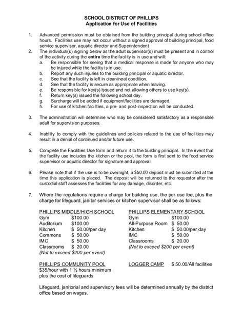 Fillable Online Building Usage Form Pdf Fax Email Print Pdffiller
