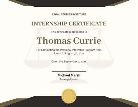 Free Developer Internship Certificate Template To Edit Online