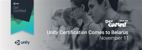 Unity Certified Developer Exam Comes To Belarus Devgamm Talks From Home