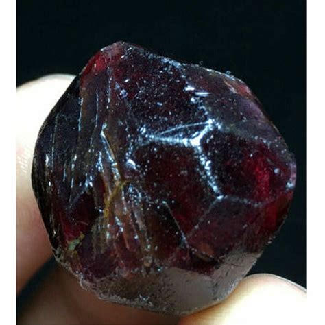 Natural Red Raw Pyrope Garnet Crystal Gemstone Rough Mineral Specimen