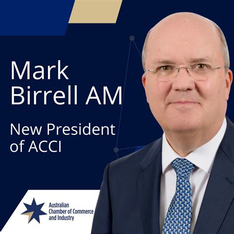 Virginia Birrell On Linkedin Great News Congratulations Mark Birrell Am And Australian Chamber Of