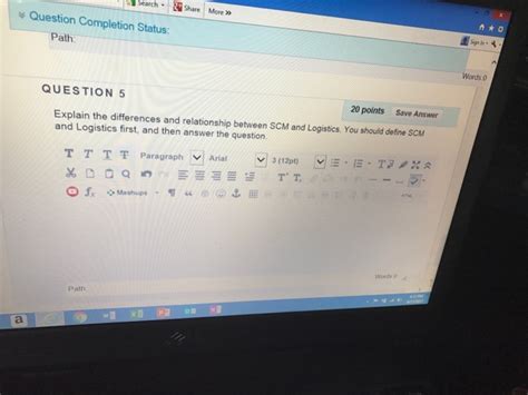 Solved Explain The Differences And Relationship Between Scm