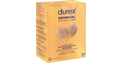 Prezervatyvai Durex Sensual Extra Lube 20 vnt. dėžutė - www.sargiai.lt