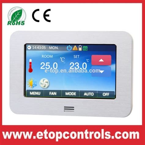 Modbus Programmable Touch Screen Room Thermostat High Quality Modbus