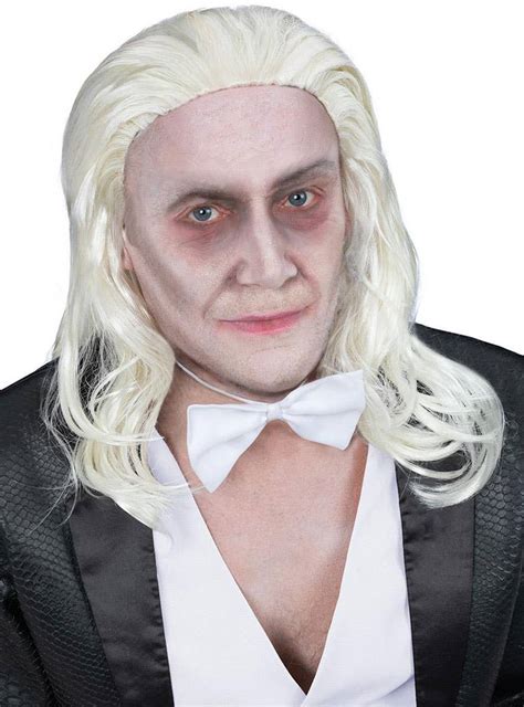 Riff Raff Mens White Rocky Horror Costume Wig