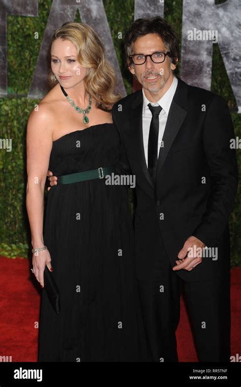 Christine Taylor And Ben Stiller At The 2010 Vanity Fair Oscar Party