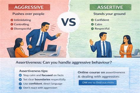 Assertiveness Vs Aggression In The Workplace Terry Simmons Posted On