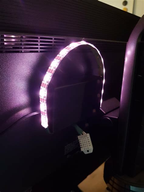 Making Sure Its Cozy Iot Neopixel Led Stripe Ambient Light With Dht22 Temphum Sensor With
