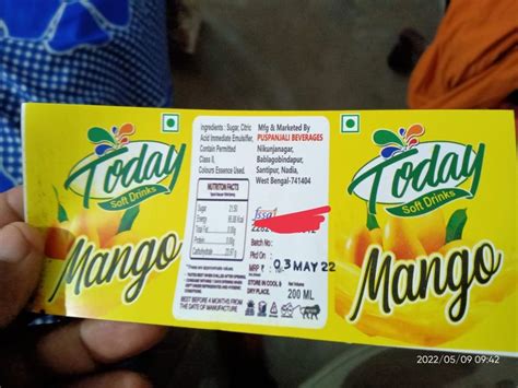Multicolor Paper Juice Labelling At ₹ 035piece In Kolkata Id