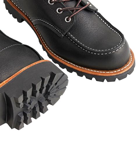 Red Wing Shoes 2949 6 Inch Roughneck Moc Toe Oil Slick Black