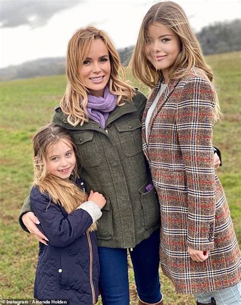 Amanda Holden Posts Rare Snap With Her Daughters After A Relaxing Stroll In The Cotswolds