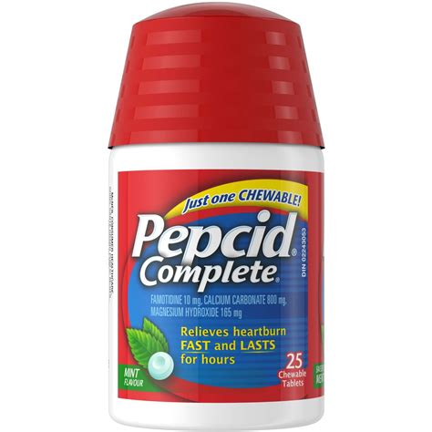 Pepcid Complete 25 Chewable Mint Tablets We Care Pharmacy And Medical