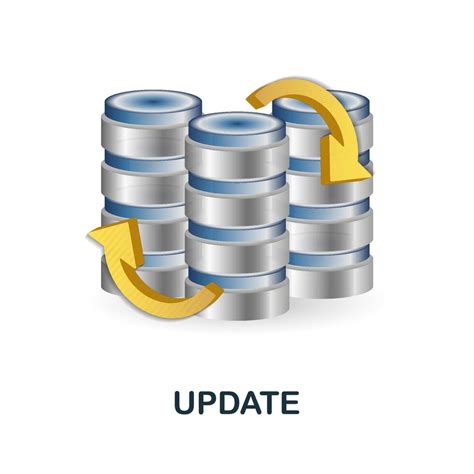 Update Icon 3d Illustration From Data Science Collection Creative Update 3d Icon For Web
