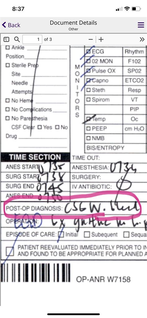 Anyone Know What This Code Means Operation Was An Egd Raskdoctorsmeeee