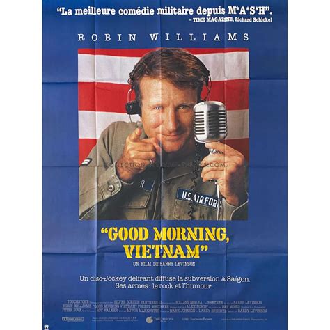 Good Morning Vietnam French Movie Poster 47x63 In 1987