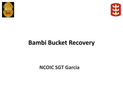 Bambi Bucket Conop Pptx